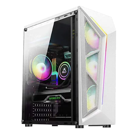 RUIX V8 Gaming Case (White) - ITLAB COMPUTERS